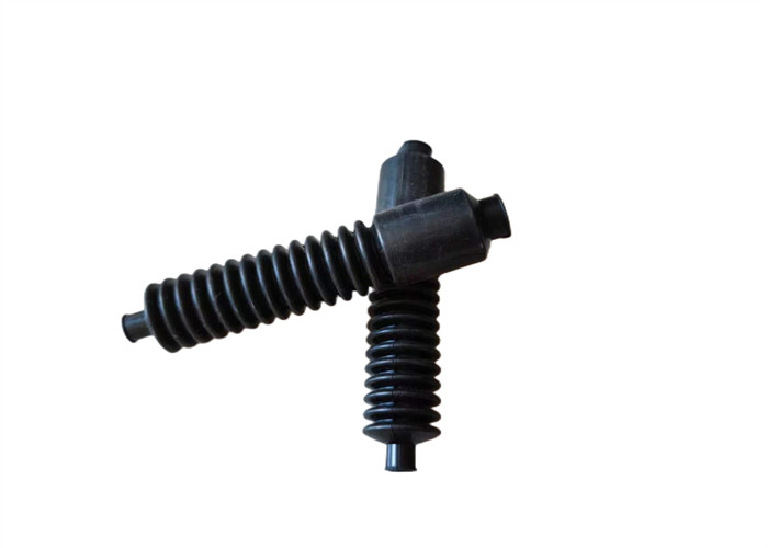 Black Bellows Rubber Boot 6mm Convoluted Rubber Bellows And Boots Silicone